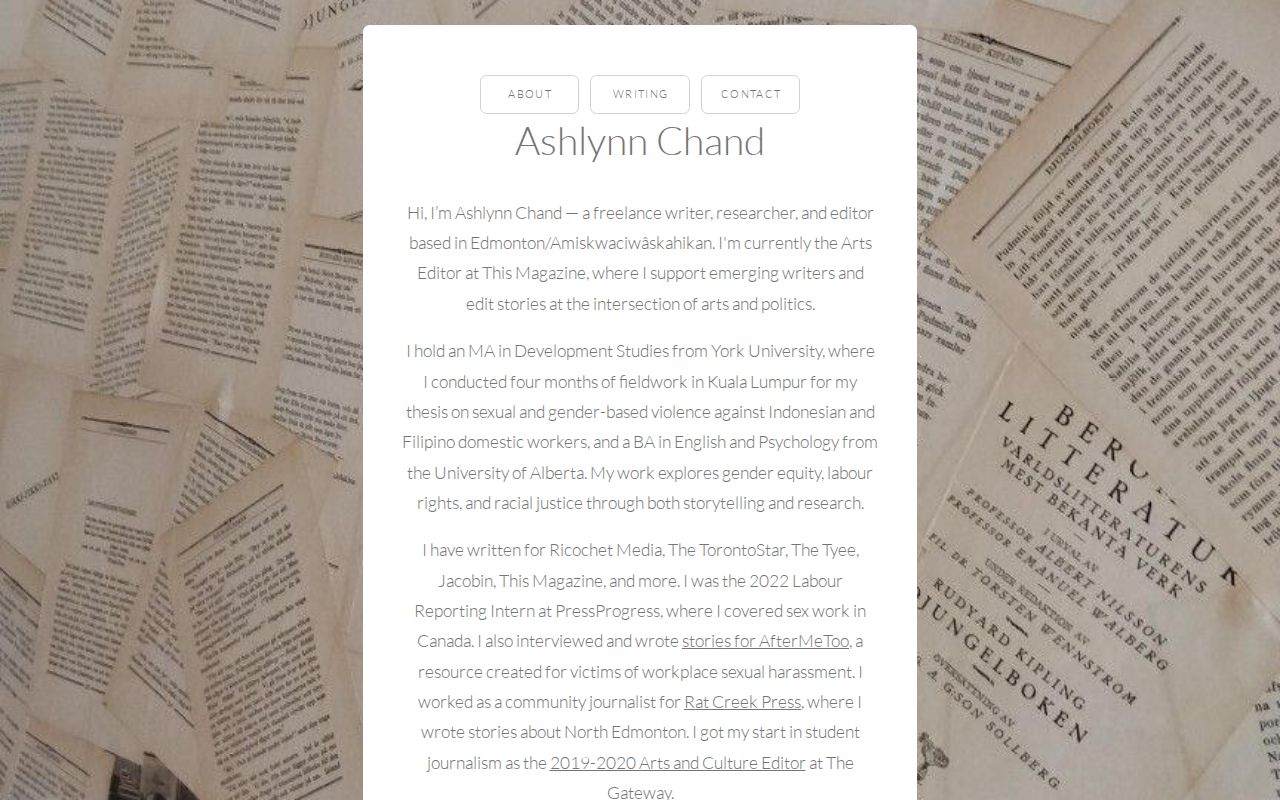 Ashlynn Chand